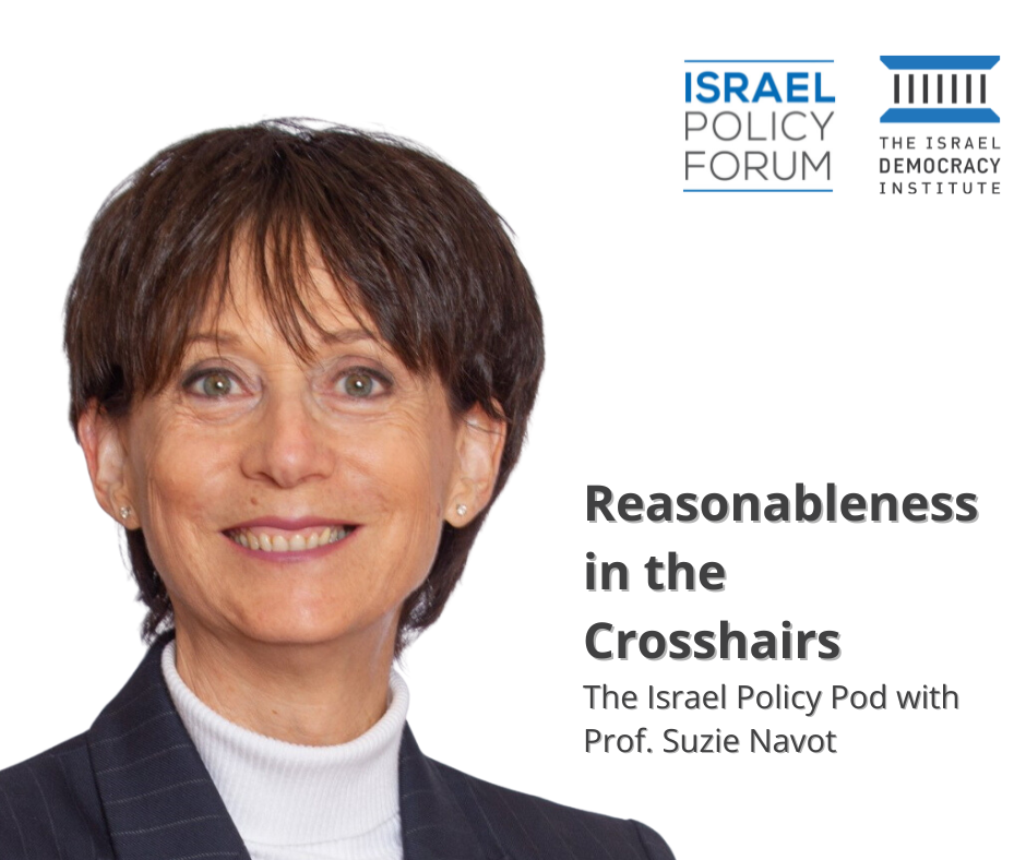 Reasonableness in the Crosshairs - The Israel Democracy Institute