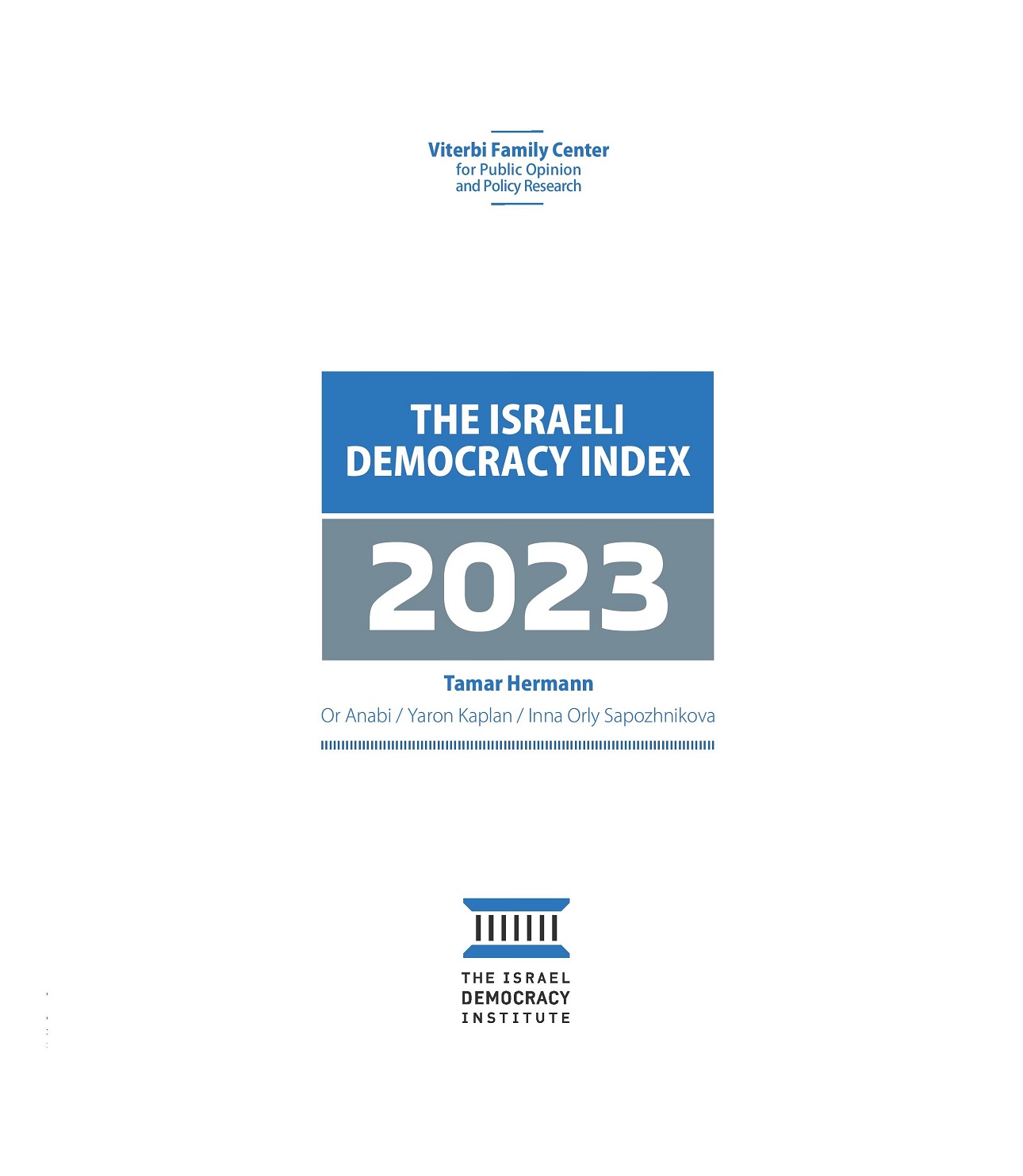 The Israeli Democracy Index 2023 - The Israel Democracy Institute