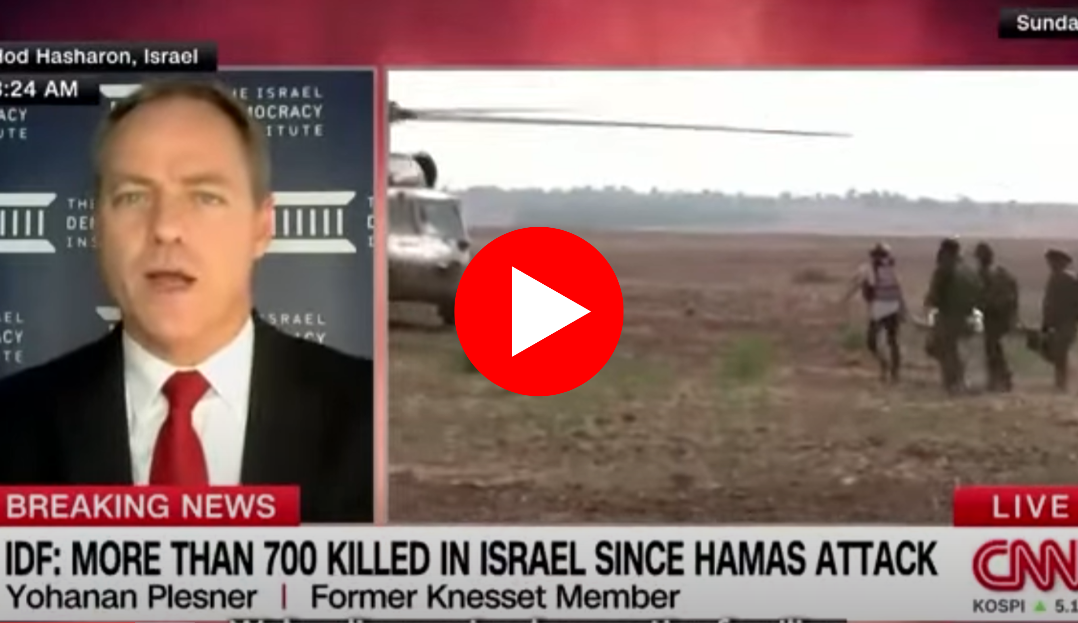 Yohanan Plesner on NBC Morning News | "Hamas capabilities need to be ...