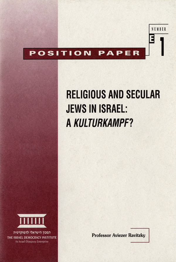 Religious and Secular Jews in Israel - The Israel Democracy Institute